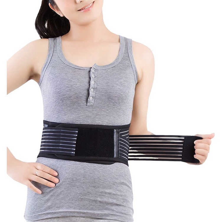 Magnet Tourmaline Back Brace - Neoprene Lower Back Support with Pain ...