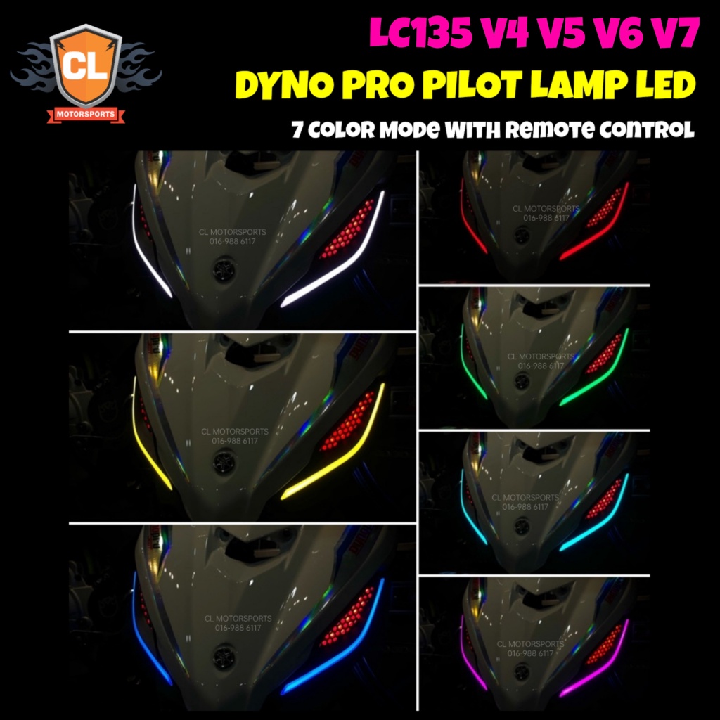 LC135 V4 V5 V6 V7 DYNO PRO PILOT LAMP 7 COLOR MODE WITH REMOTE CONTROL ...
