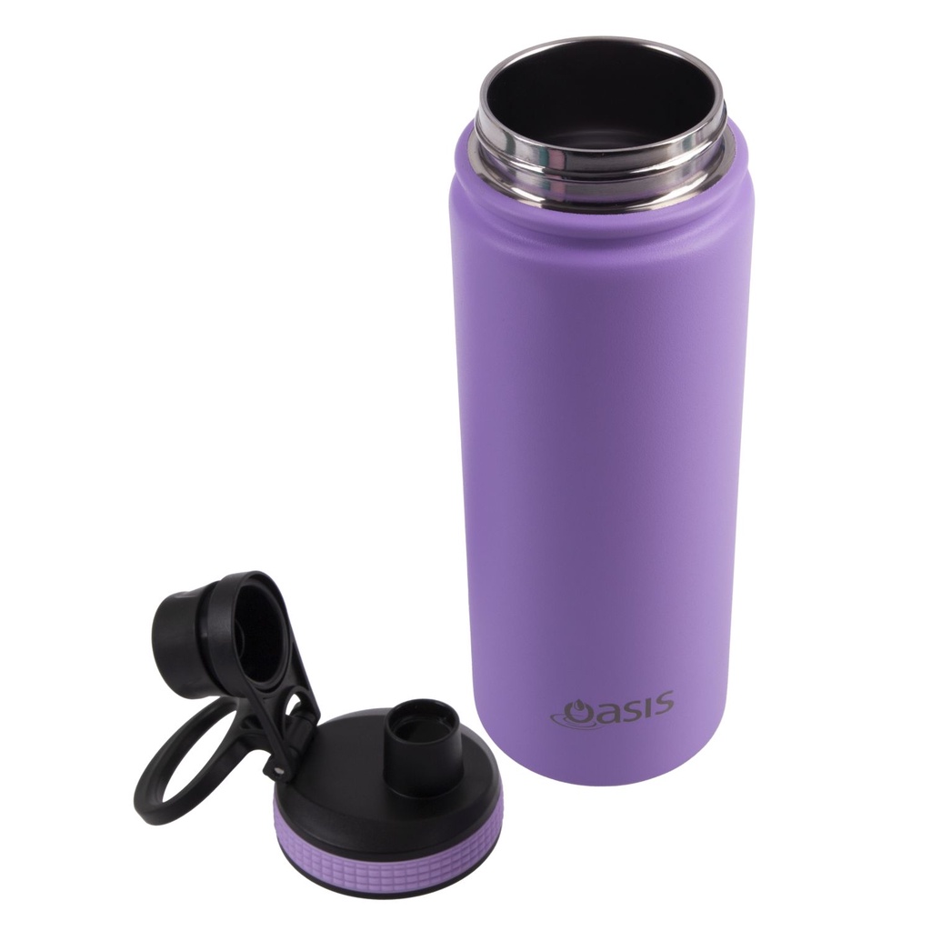 Oasis Stainless Steel Insulated Sports Water Bottle with Screw Cap 550ML | Shopee Singapore