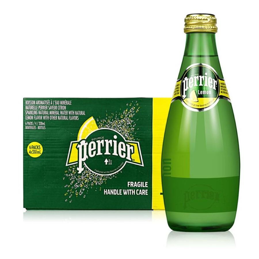 Perrier Lemon Natural Mineral Water 330ml x 24 bottles (BBD: Feb 2025 ...
