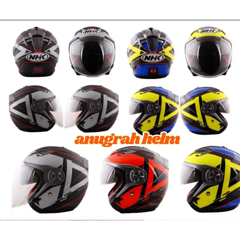 Nhk GLADiATOR Double ViSOR Helmet ORIGINAL | Shopee Singapore