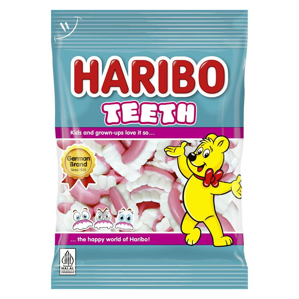 Haribo Teeth Sweet Gummy 80g | Shopee Singapore