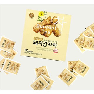 [SONGWON] Sunroot Tea Jerusalem artichoke (Helianthus tuberosus) Korean ...
