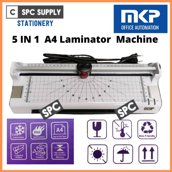 MKP 5 IN 1 A4 Laminator + Trimmer Machine DOU A4/Office Laminator ...