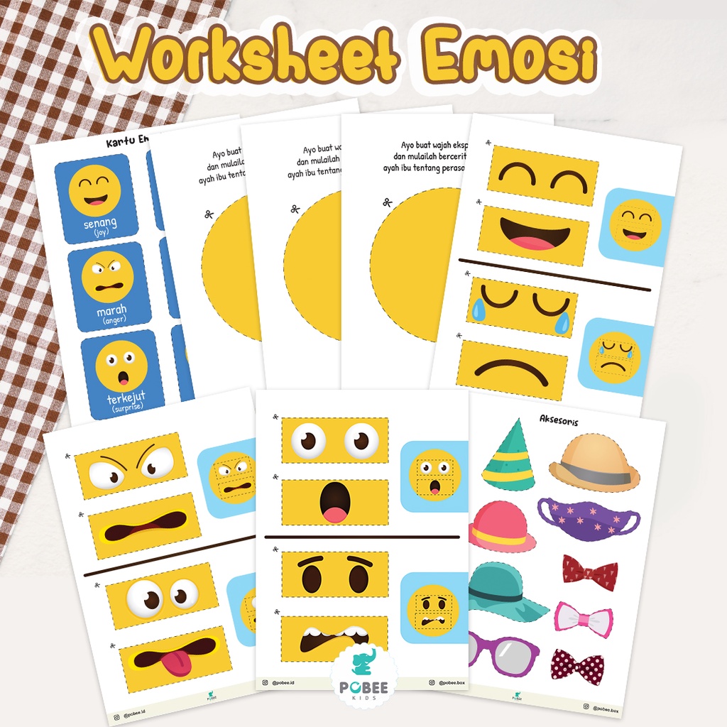 Emotional Stick Scissors| Worksheet Activity Emotion | Emotional ...