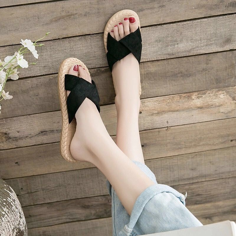 Women Sandals Korean Flat Beach Shoes | Shopee Singapore