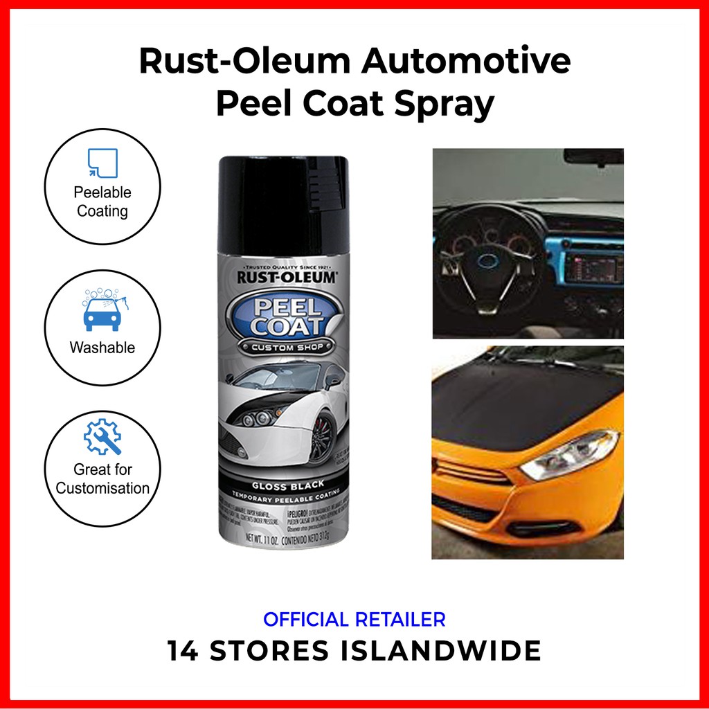 Rust-Oleum Automotive Peel Coat Spray | Shopee Singapore