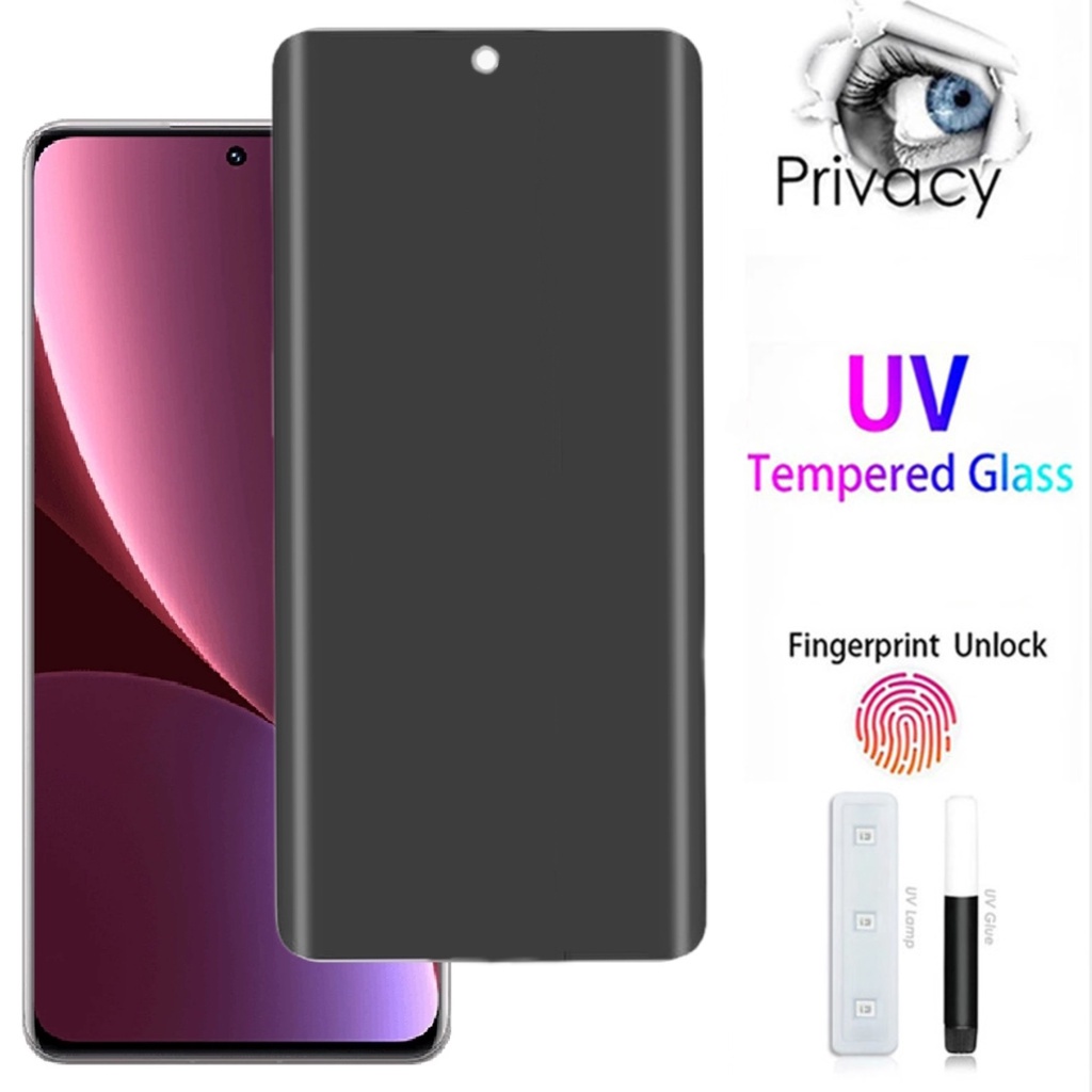UV Matte Privacy Tempered Glass For VIVO X200 Y300 Y78 Y78+ V50 V50E V40 V30E V30 V29 V27 V25 ...