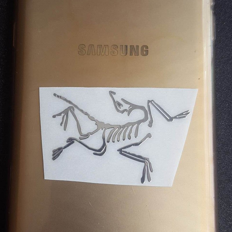 New metal sticker-Arcteryx metal sticker personalized mobile phone ...