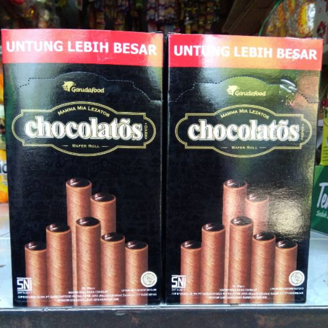 Chocolatos chocolate wafer roll contains 24 pcs | Shopee Singapore