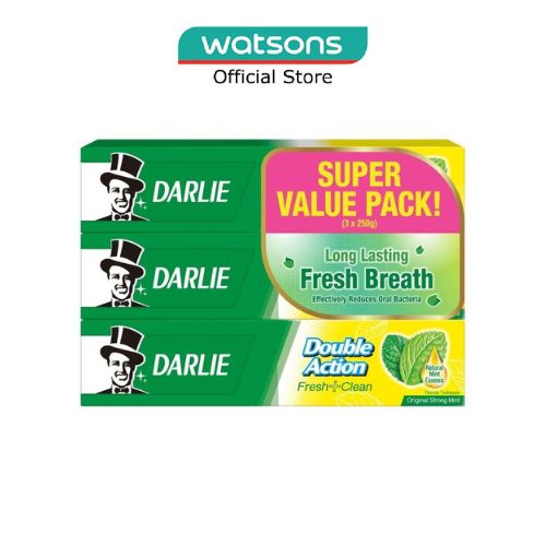 DARLIE Double Action 250g x 3s | Shopee Singapore