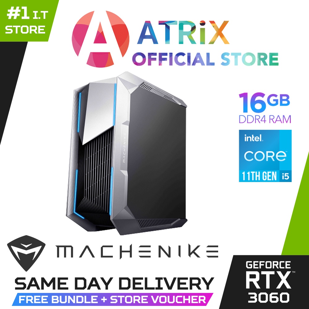 【Express Delivery】MACHENIKE F117-V25R36D4 Gaming Tower | i5-11400 | RTX3060 | 16GB DDR4 | 512GB ...