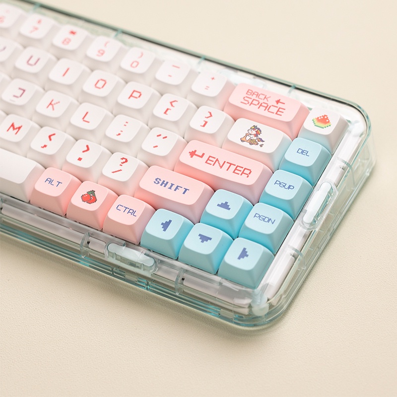 124Keys Pixel Wars Keycaps PBT XDA Profile Compatible 61/87/108 Keys ...