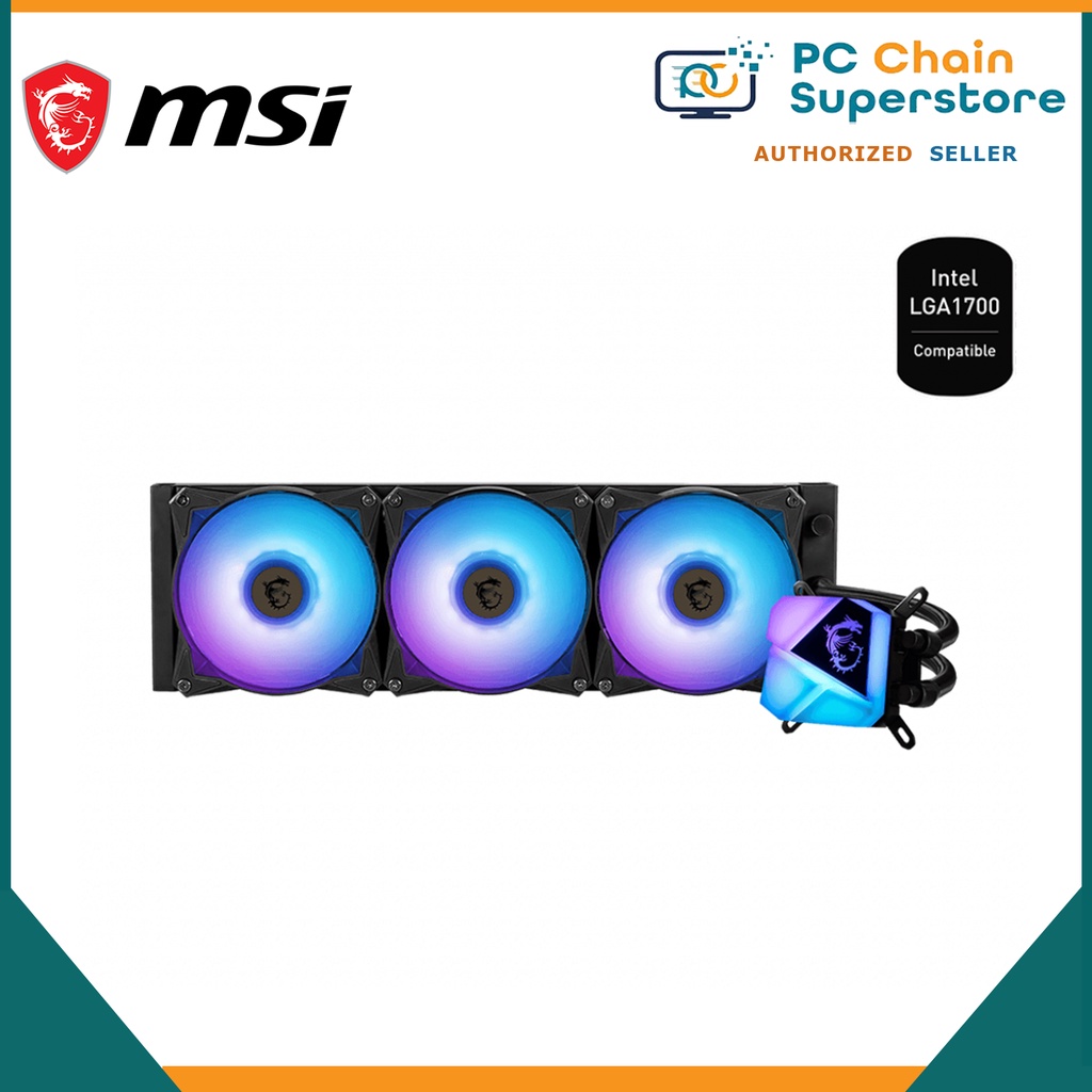MSI MAG Coreliquid C360 360mm ARGB AIO Liquid CPU Cooler | Shopee Singapore