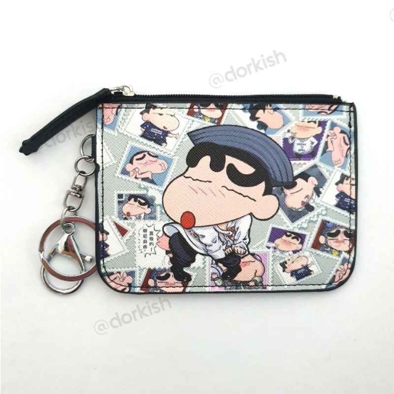 Crayon Shinchan Shin Chan Shiro 蜡笔小新 Ezlink Card Pass Holder Coin Purse Key Ring | Shopee Singapore