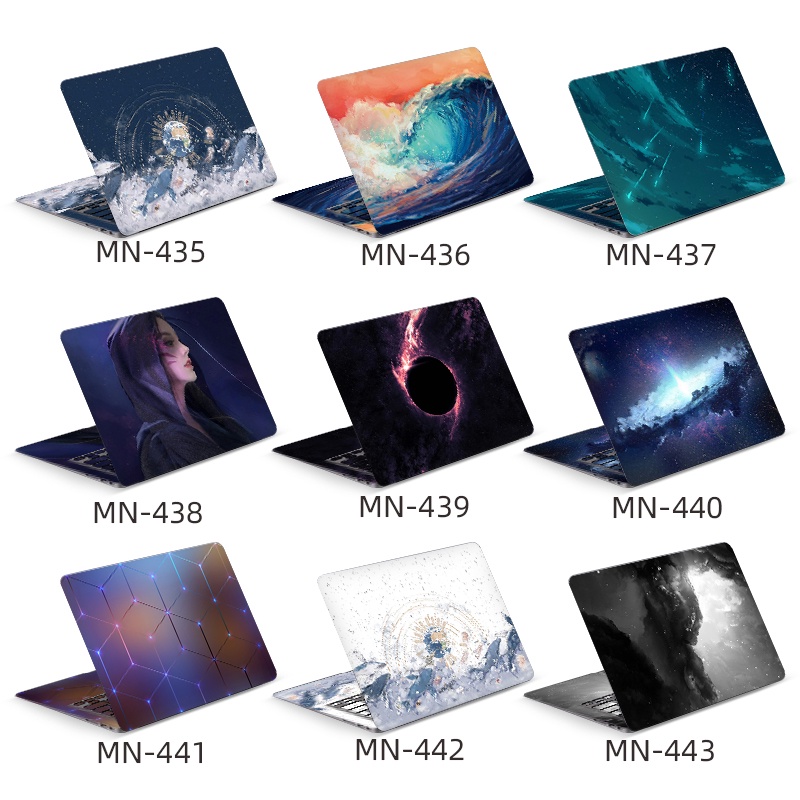 Cool style laptop stickers, computer decorative decals are waterproof ...