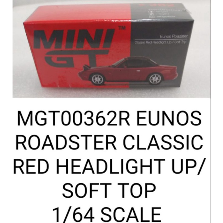 362R MAZDA MIATA MX5 CLASSIC RED HEADLIGHT UP WITH SOFT TOP | Shopee ...