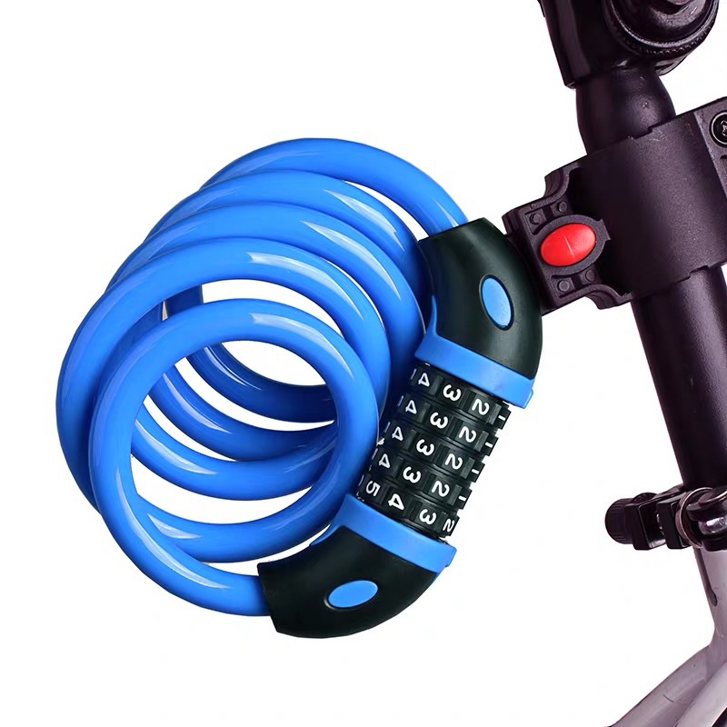 [SG Seller] bicycle lock Anti-Theft Lock 120CM (5 Digit Code ...
