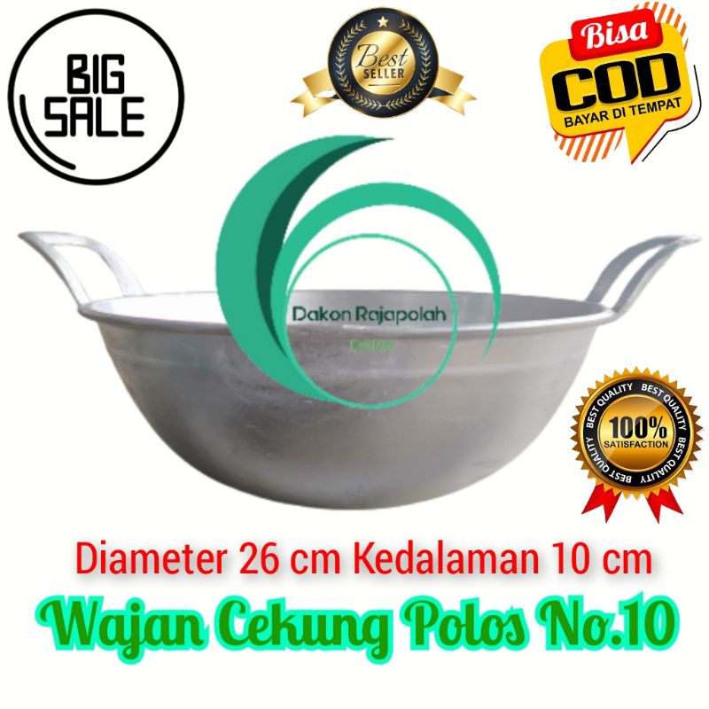 Concave Frying Pan No.10 Frying Pan Shatterproof Non-Stick Thick Cast ...