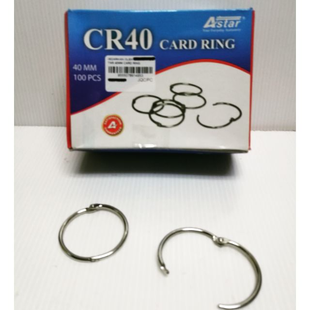 CARD RING ASTAR CR40 40mm (box/100 pcs) | Shopee Singapore
