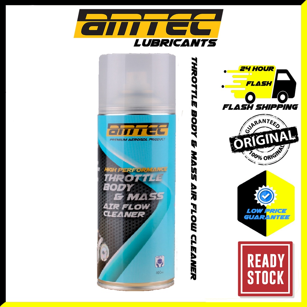 AMTEC AMA940 THROTTLE BODY MASS AIR FLOW CLEANER 400ml motor car spray ...