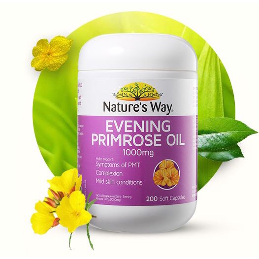 Nature's Way Evening Primrose Oil 200 Soft Capsules (Expiry Date: March ...