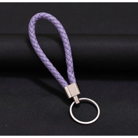 [SG READY STOCK] Braided Rope Keychain Metal Key Ring Key Holder Key ...