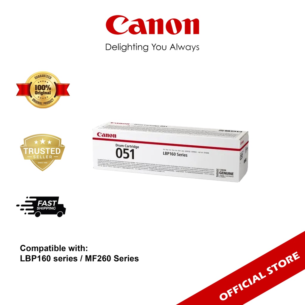 Canon Drum 051 Printer Toner Cartridge LBP160 series / MF260 Series ...