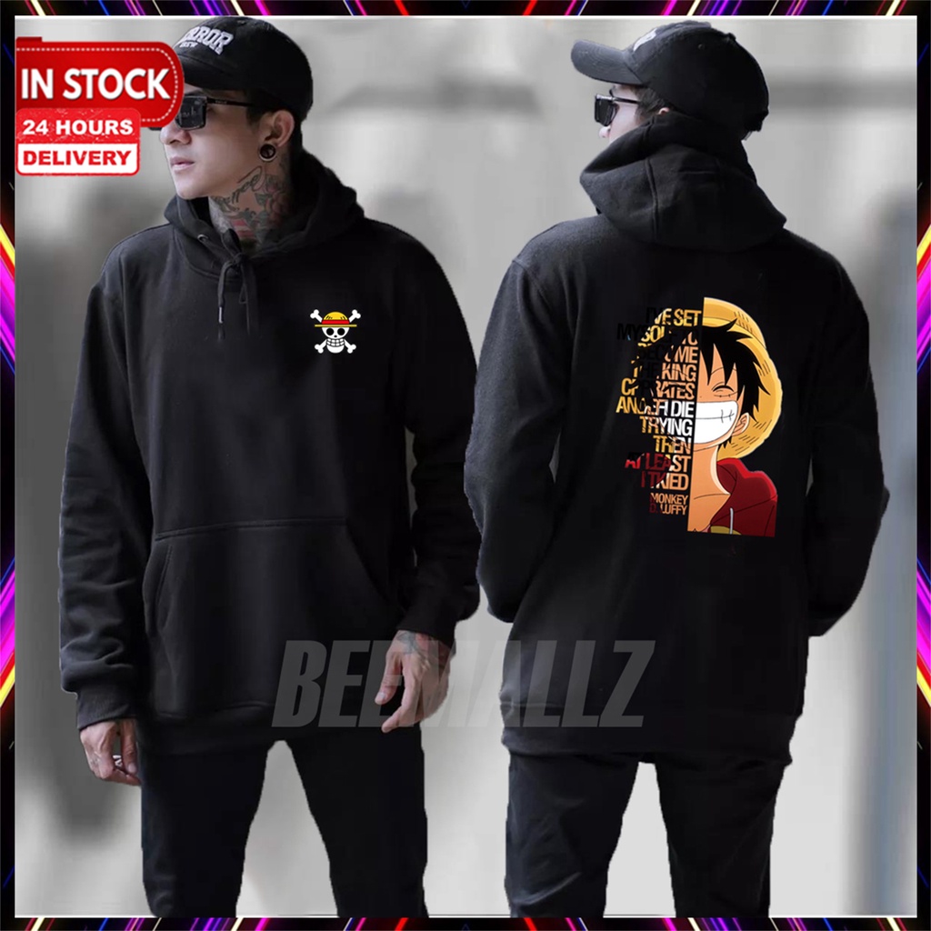 One Piece Luffy Hoodie Long Sleeve Jacket Hoodie Man Hoodie Women Baju ...