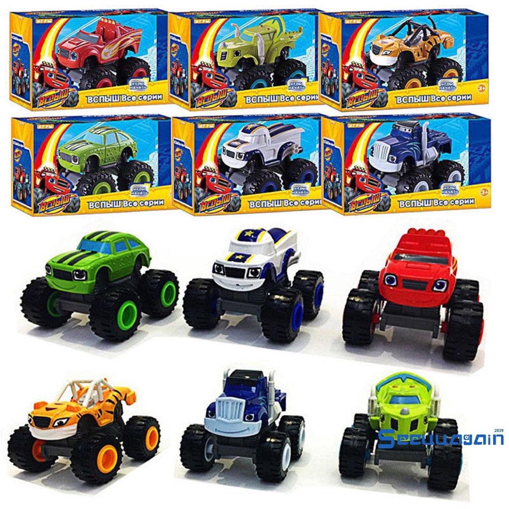 S♆-Nickelodeon Blaze and Monster Machines Super Stunts Kids Toy Truck ...