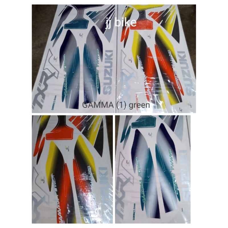 SUZUKI GAMMA (1) BODY STICKER ( sticket gamma 1 ) | Shopee Singapore