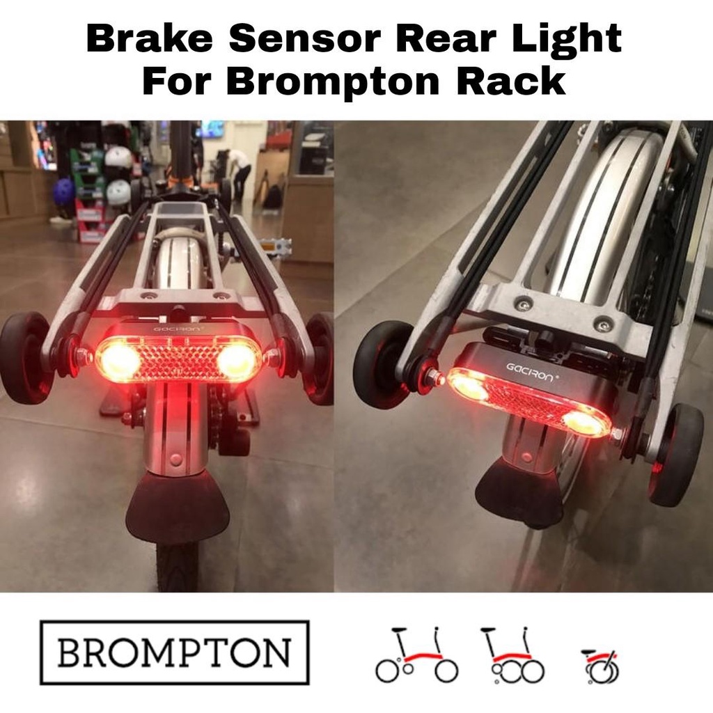 Brake Sensor Rear Light For Brompton Rack | Shopee Singapore