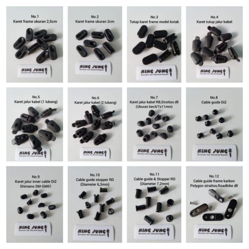 Inner Cable Line frame Rubber, Cable guide Di2, internal Hole Cover ...