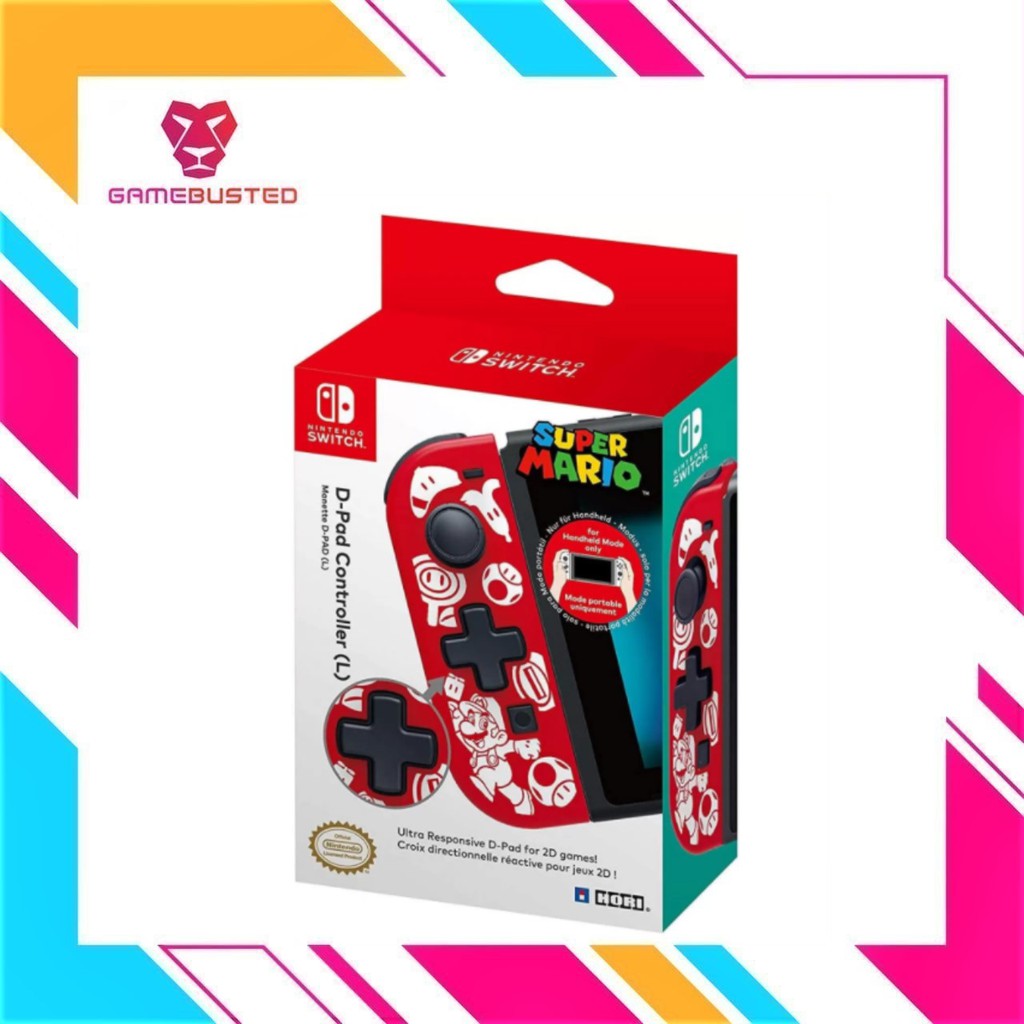 HORI Nintendo Switch D-Pad Controller (L) Super Mario Edition (NSW-151U ...