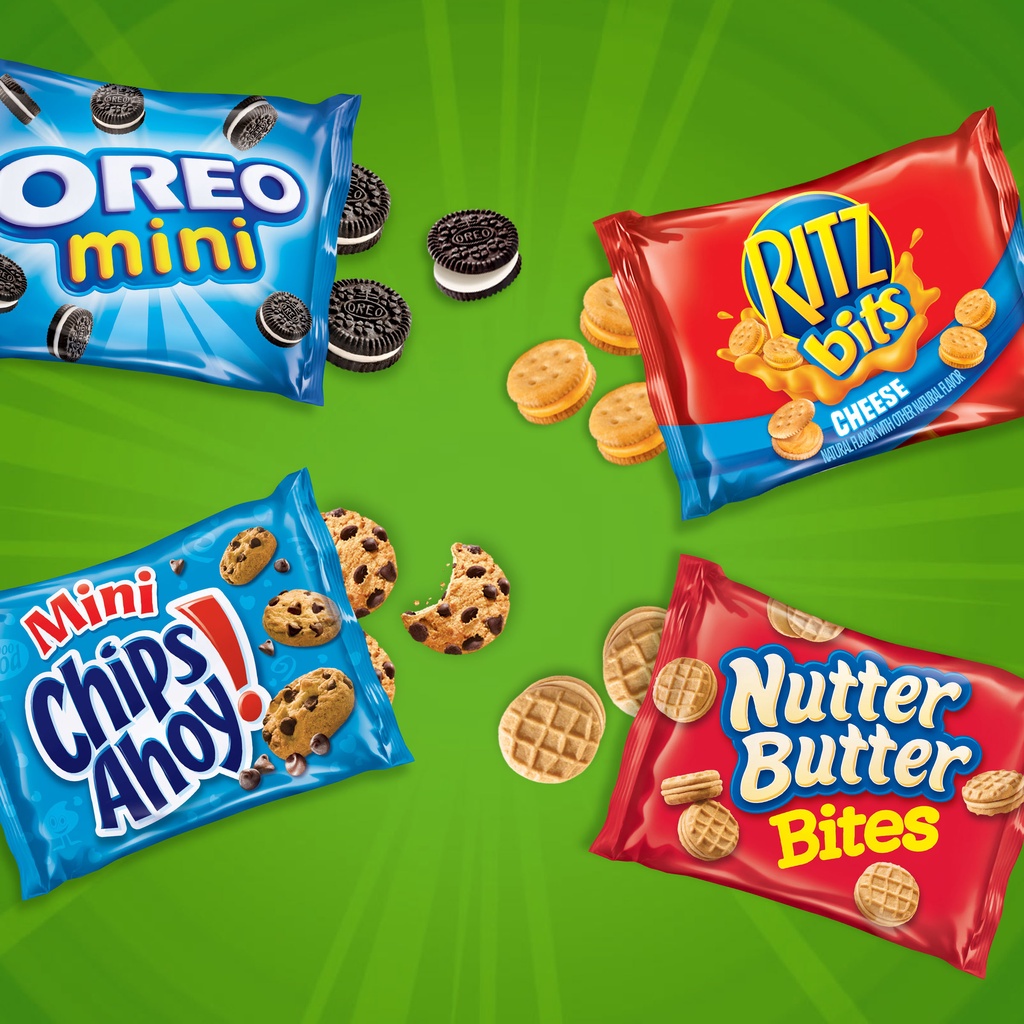 Mini Snack Snack 28g pack, imported from USA / Oreo - Ritz - Nutter ...