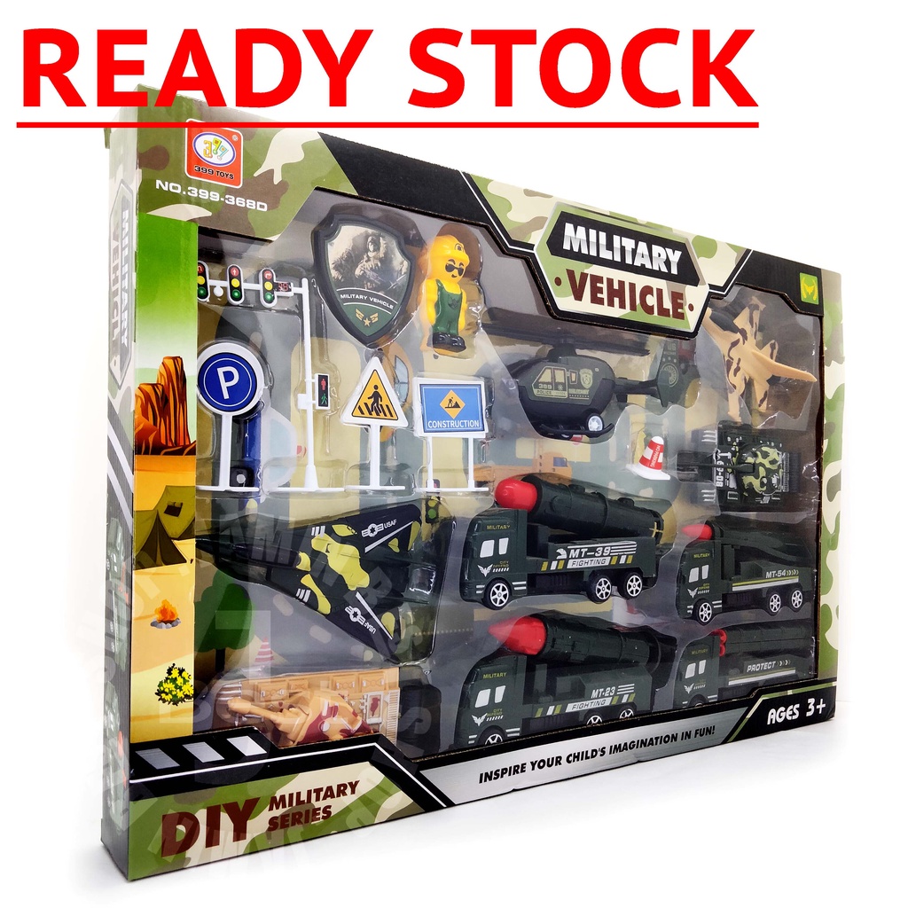 Toys Soldiers Army Big set Kotak besar Soldier Playset Hadiah Present ...