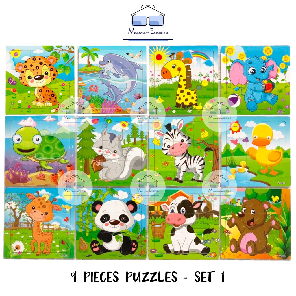 12 Pieces/Puzzle Set for Kids and Children Birthday Party Present ...