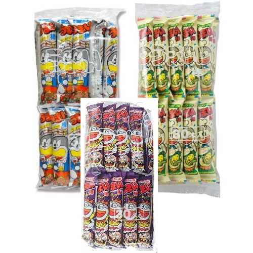 Yaokin Japan snack umaibo Umai bar Corn Potage / cheese / mentai spicy ...