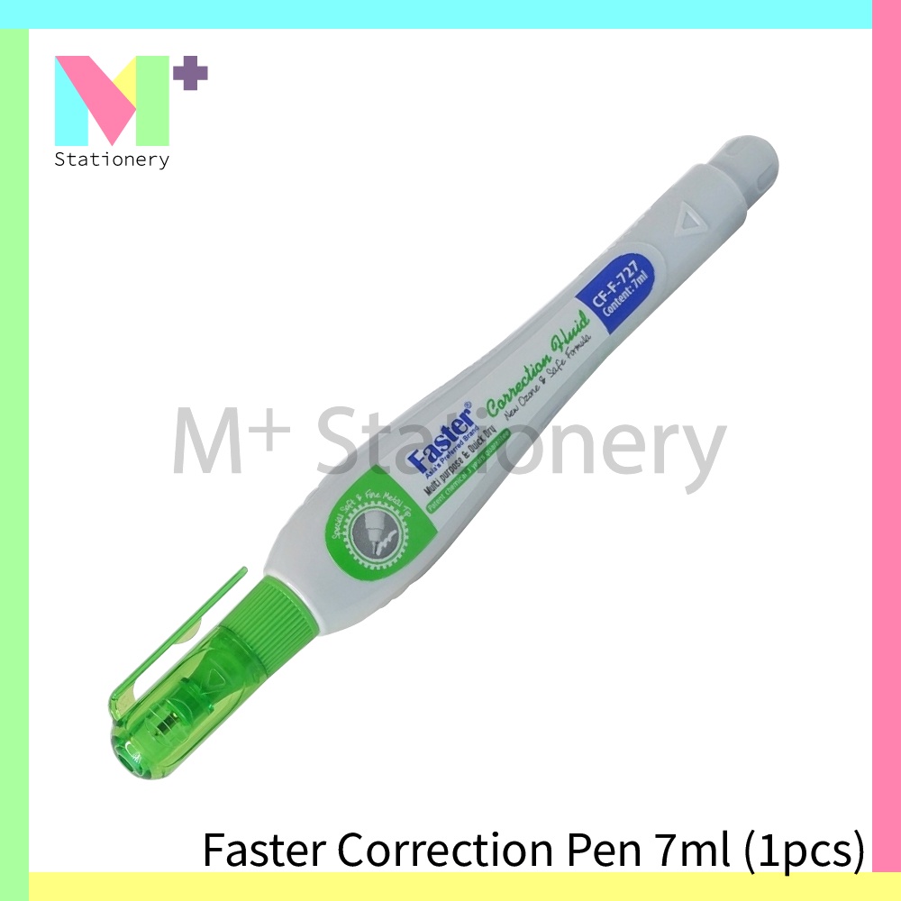 Faster Correction Pen 7ml (1'pcs) CFF727 / Liquid Paper / Student ...