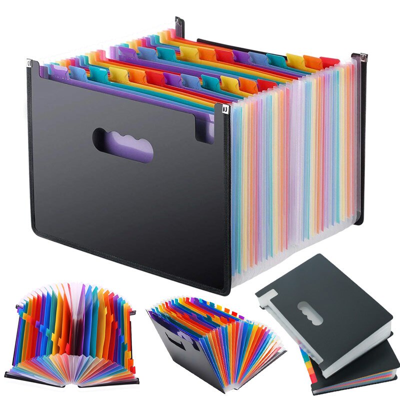13 24 37 48 Layer A4 Expanding File Folder Document Waterproof ...