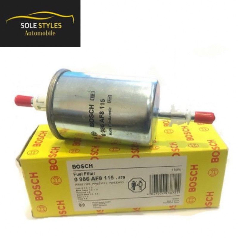 FUEL FILTER (BOSCH) PROTON WAJA,GEN2, BLM,SATRIA NEO,PERSONA,SAVVY,FLX ...