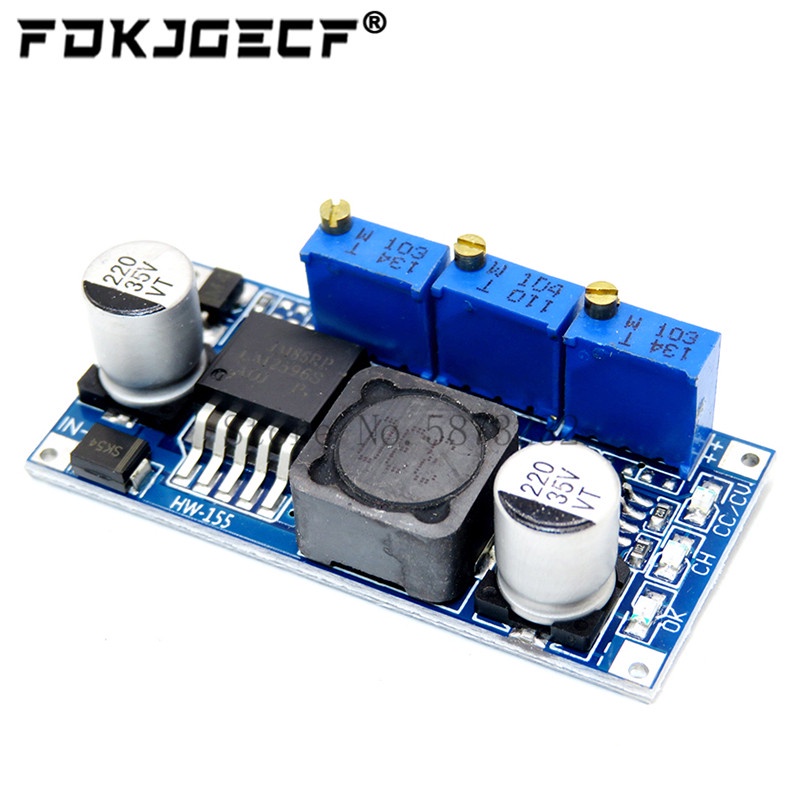 LM2596 LED Driver DC-DC Step-down Adjustable CC/CV Power Supply Module Battery Charger ...