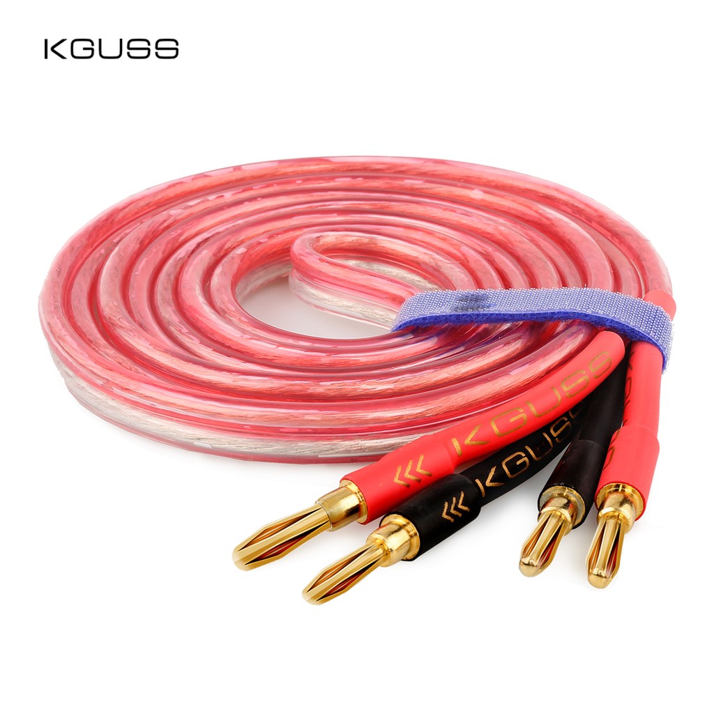 KGUSS C600 DIY Loud Speaker Cable Hi-Fi Audio Line Cable Oxygen Free ...