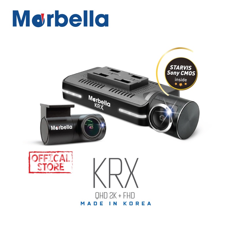 Marbella KR X 2CH QHD+FHD 2K Front/Back WIFI Cam Camera SONY STARVIS ...