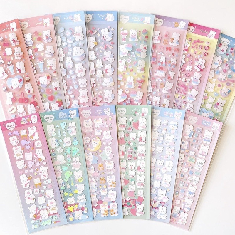 [SG INSTOCK] Floro Studio Compilation Korean Sticker Deco Bujo ...