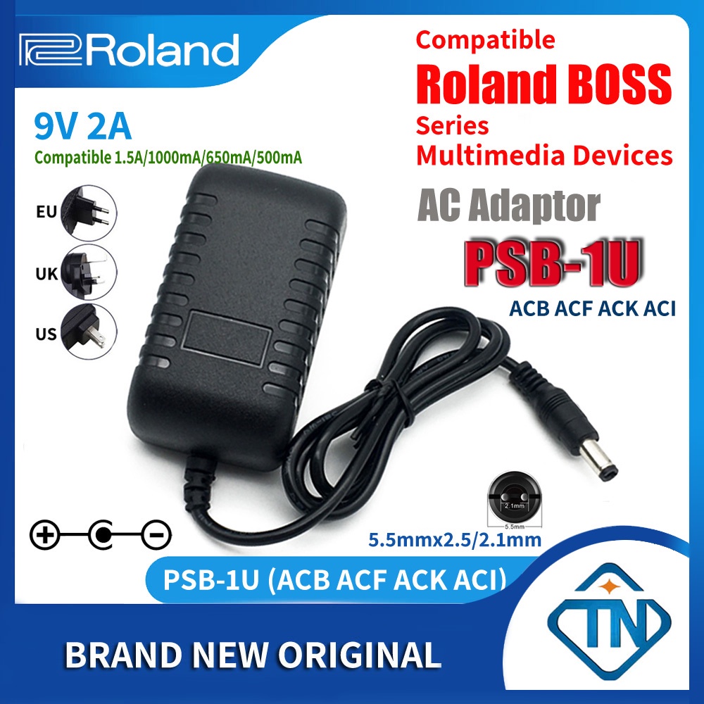 9V 2A AC DC Adapter PSB-1U PSB-1 PSB-120 for Roland RPW-7 RRV-10 RS-5 ...
