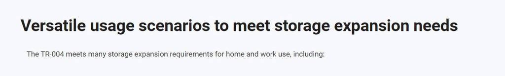 QNAP TR-004 4-Bay USB Type-C Direct Attached Storage (DAS) with ...