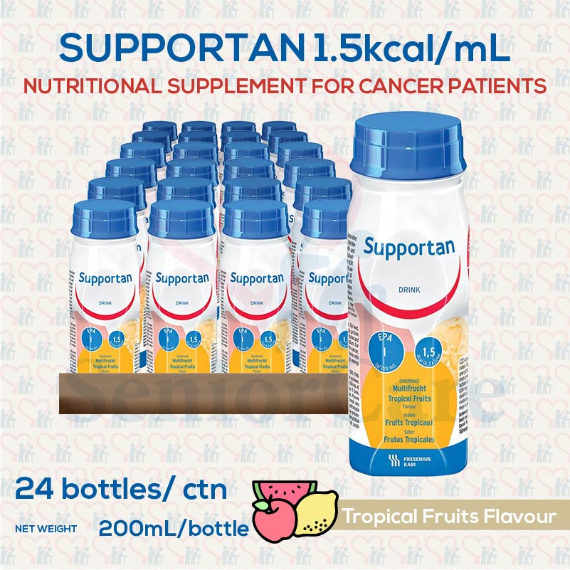 [Carton of 24] SUPPORTAN Fresubin Drink 1.5kcal/ml 200ml - High Protein ...