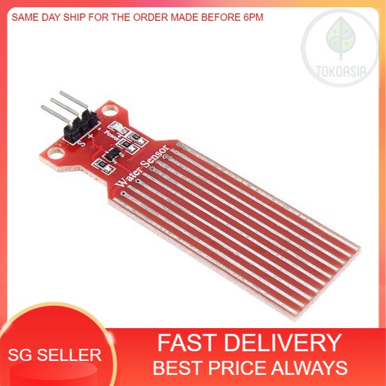 (Ready Stock) DC 3V-5V 20mA Rain Water Level Sensor Module Detection ...