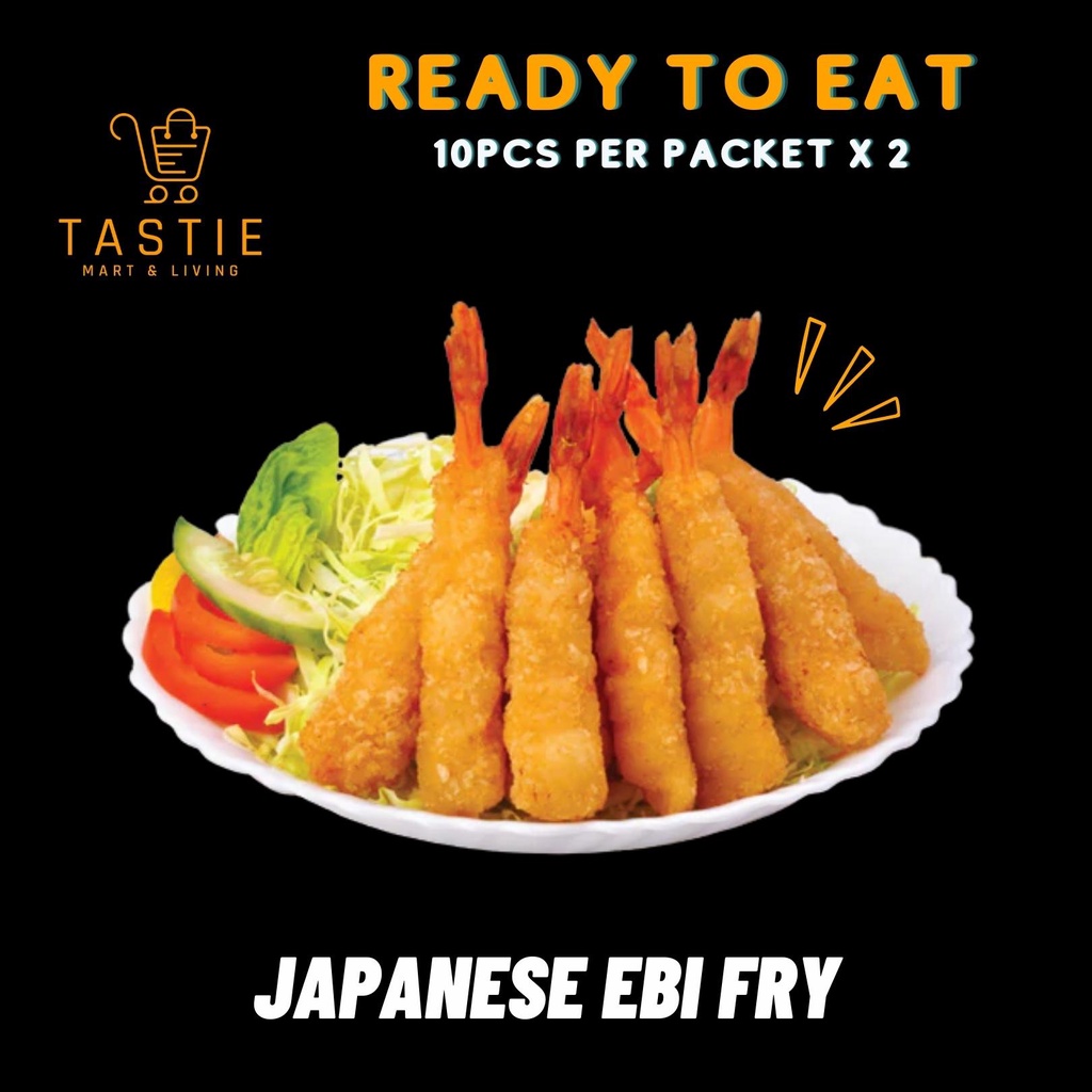 Japanese Ebi Fry (10/20/30pieces)/Frozen/ Ready To Eat/ Air Fry/ Deep ...